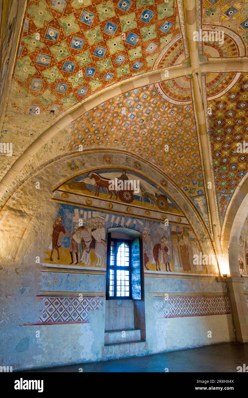 Rocca Borromea. Angera. Lombardy. Italy Stock Photo - Alamy