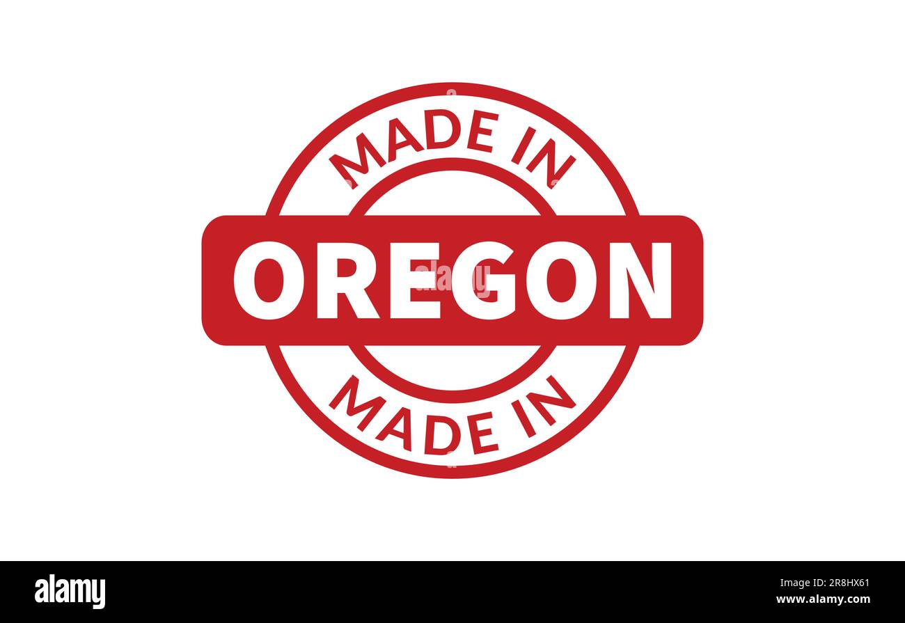 Oregon stamp vector vectors hi-res stock photography and images - Alamy