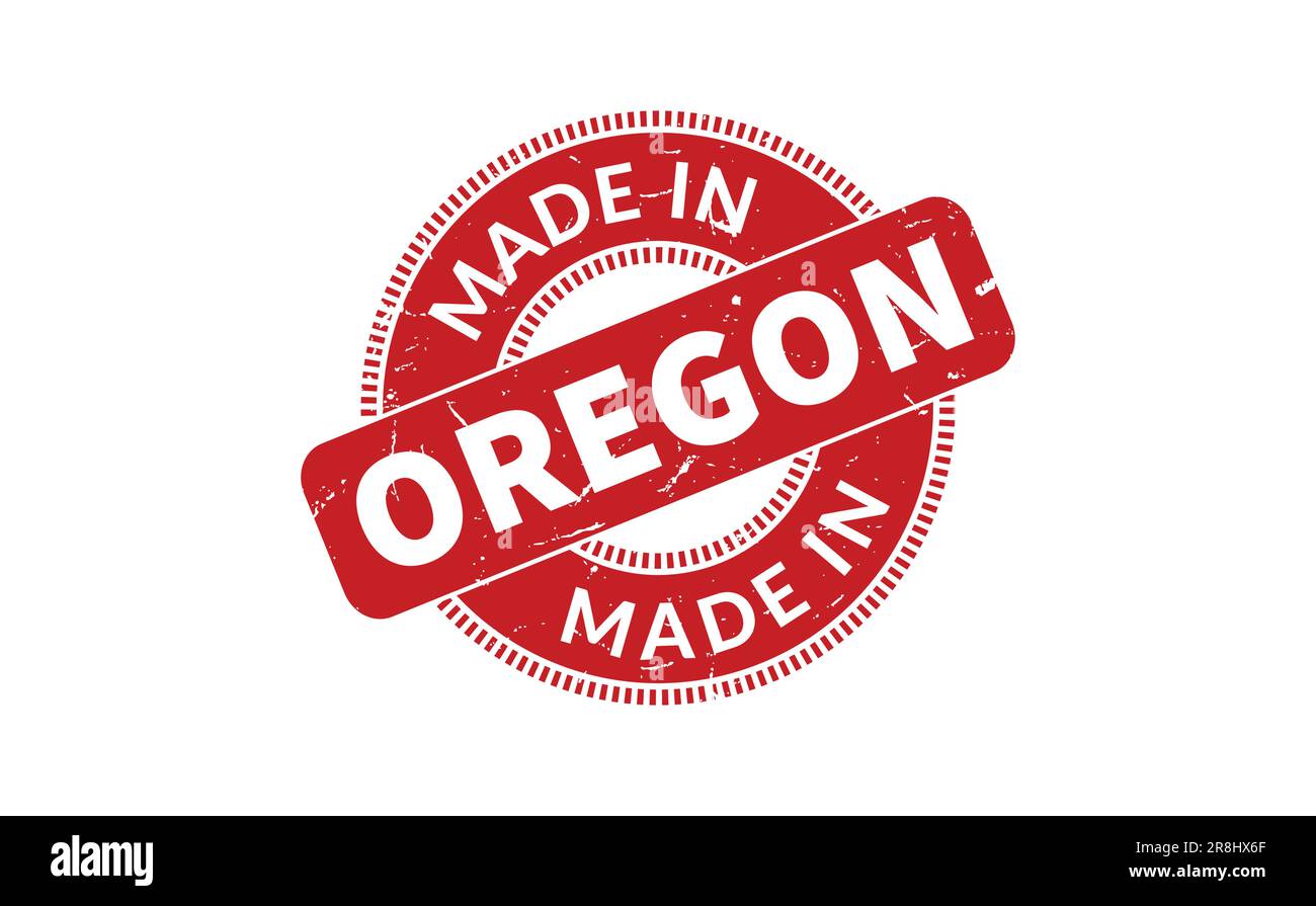 Oregon stamp vector vectors hi-res stock photography and images - Alamy
