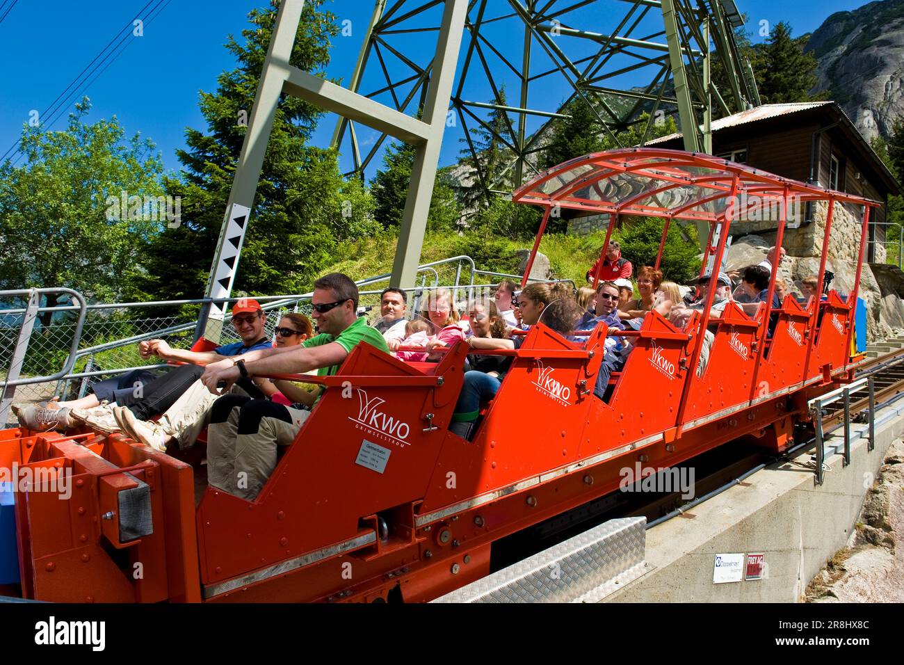 Gelmerbahn funicular hi-res stock photography and images - Alamy
