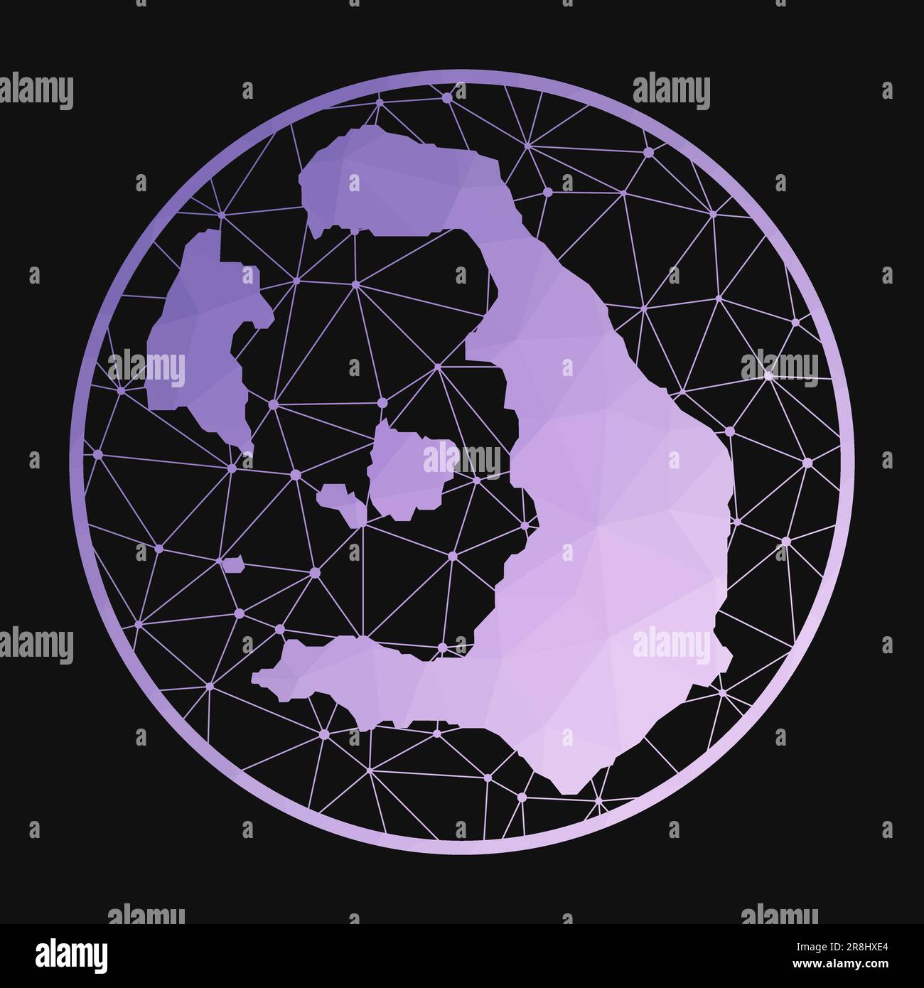 Santorini map hi-res stock photography and images - Alamy