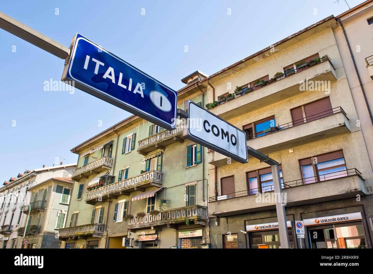 Sign with chiasso hi-res stock photography and images - Alamy