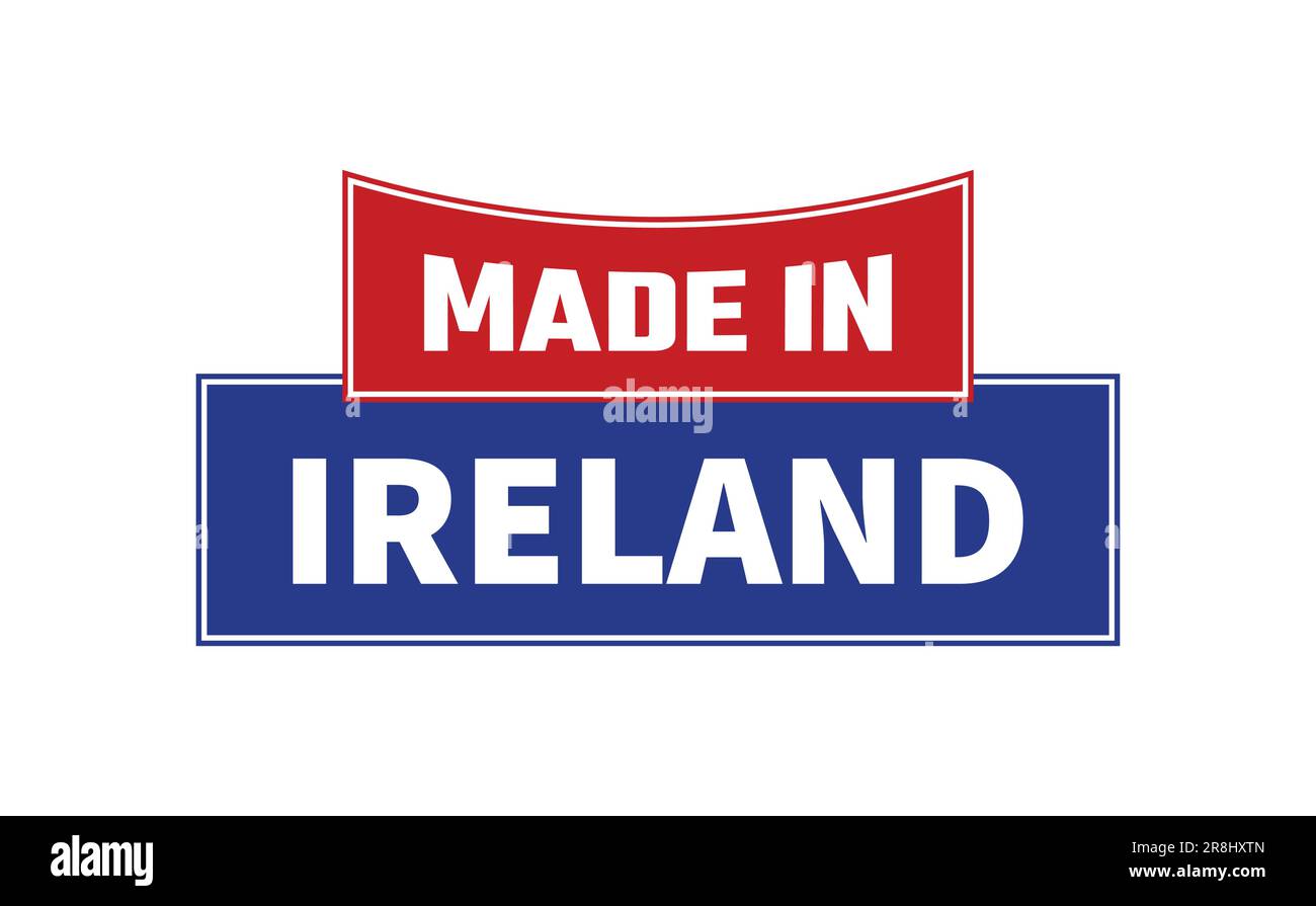 Made In Ireland Seal Vector Stock Vector Image & Art - Alamy