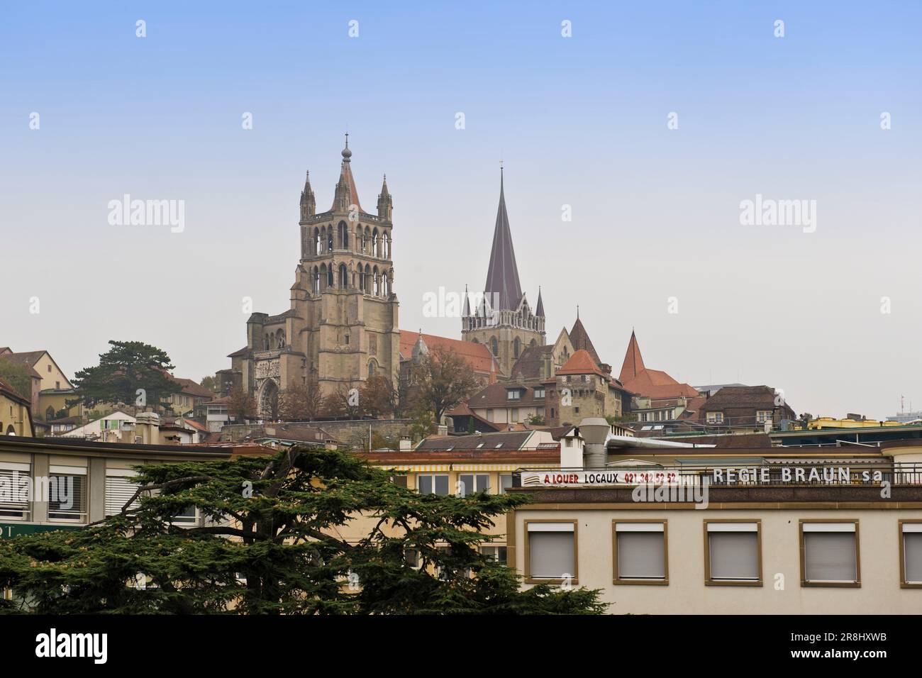 Cathedral of lausanne hi-res stock photography and images - Alamy