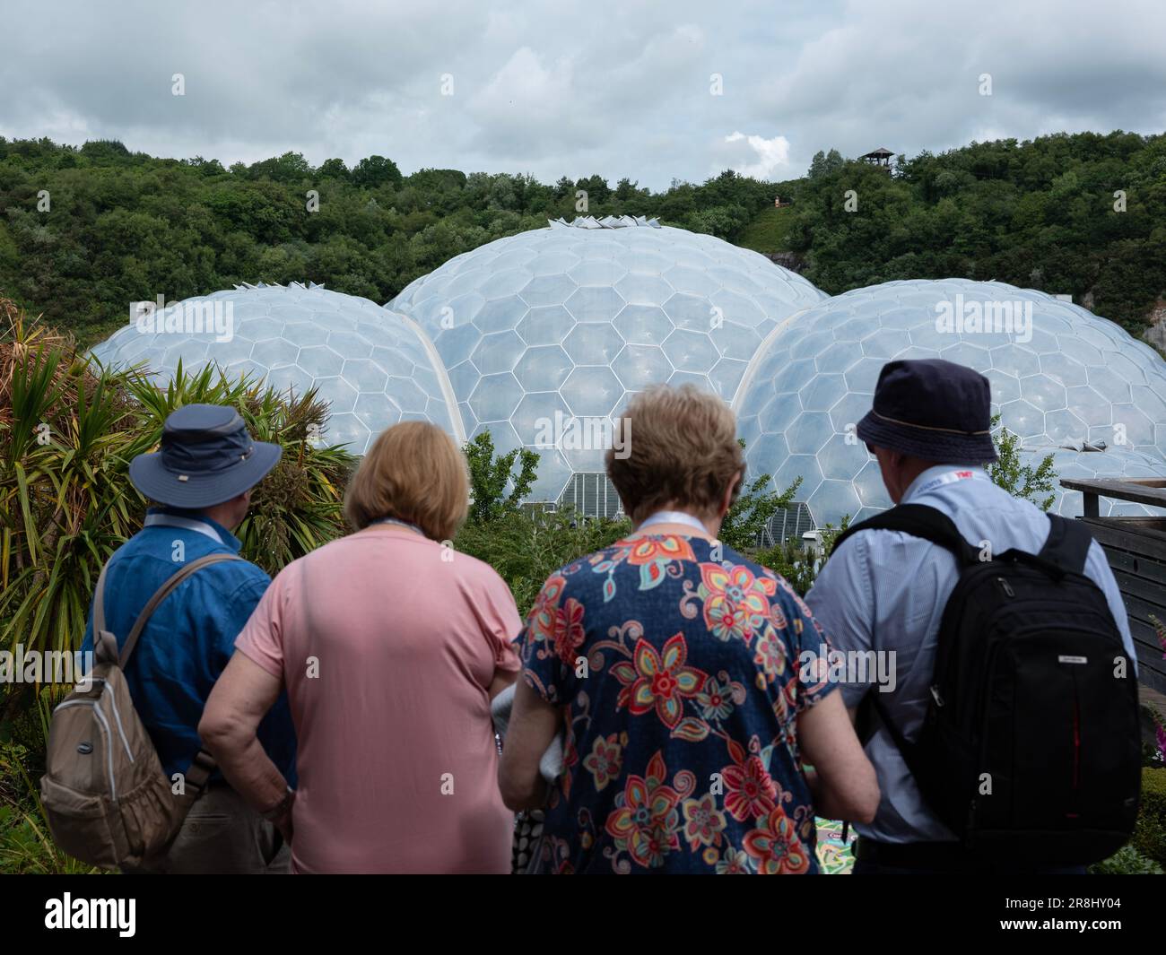 A general view of Eden Project in Cornwall Stock Photo - Alamy