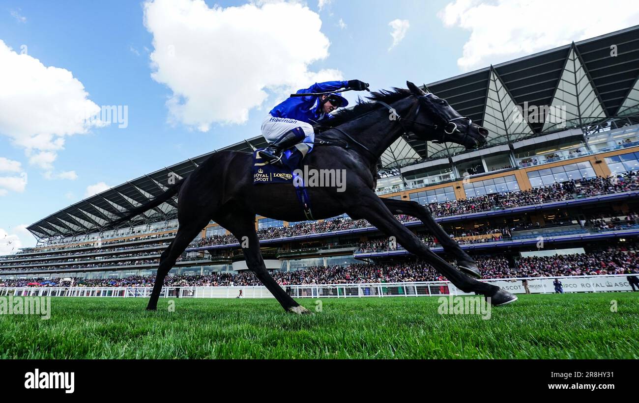 Mostahdaf And Jim Crowley On Their Way To Winning The Prince Of Waless Stakes During Day Two Of