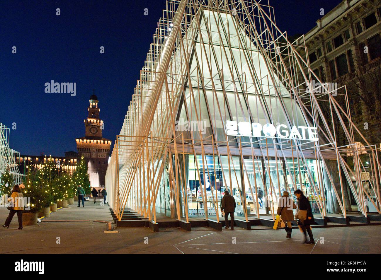 Expo Gate. Milan Stock Photo - Alamy