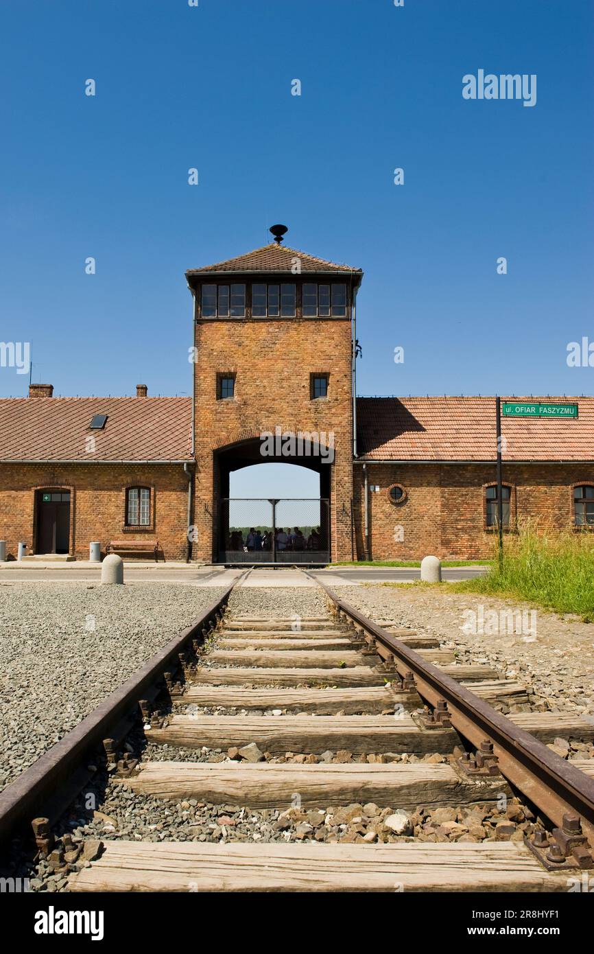 Poland. Auschwitz-birkenau. Concentration Camp Stock Photo - Alamy