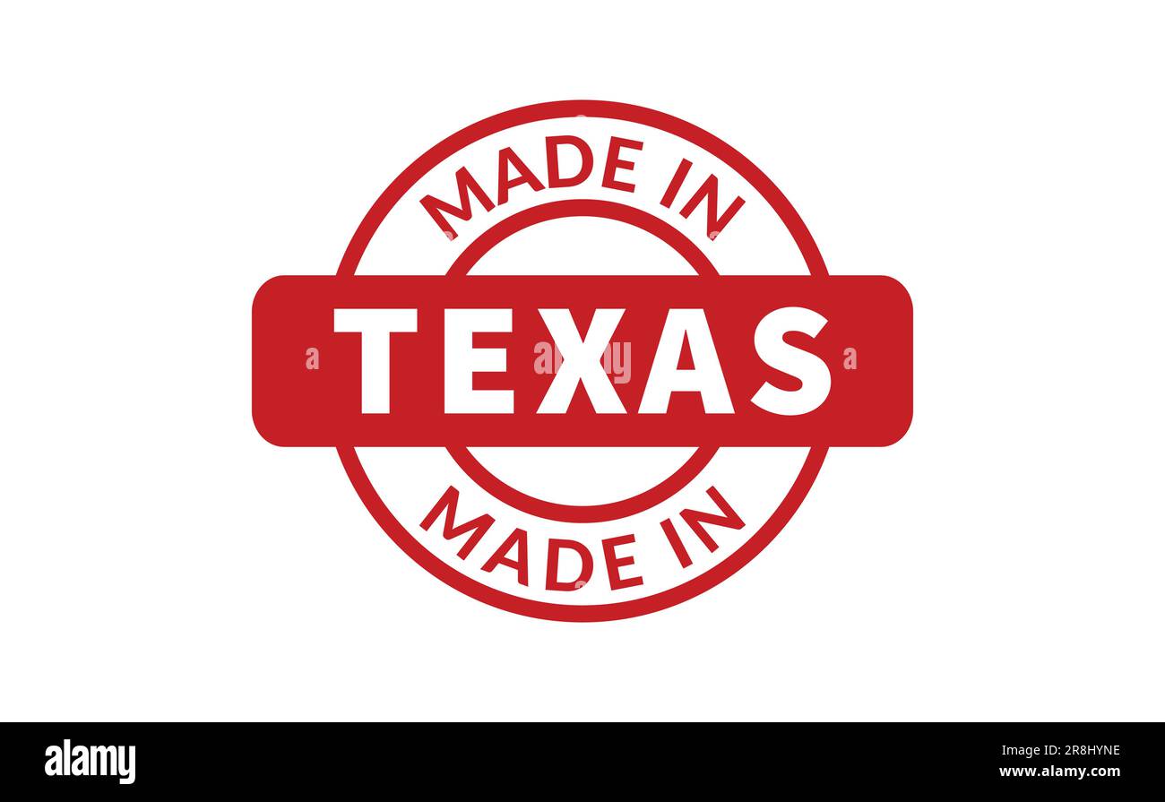 Made In Texas Rubber Stamp Stock Vector Image & Art - Alamy
