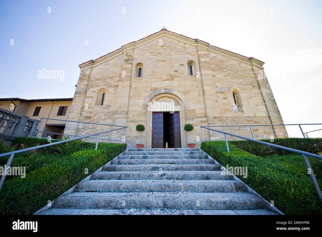 St. Gottardo and St. Columban Church. Arlate Stock Photo - Alamy