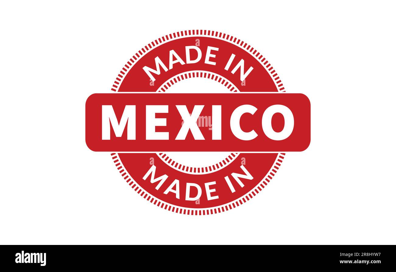Made in mexico label Stock Vector Images - Alamy