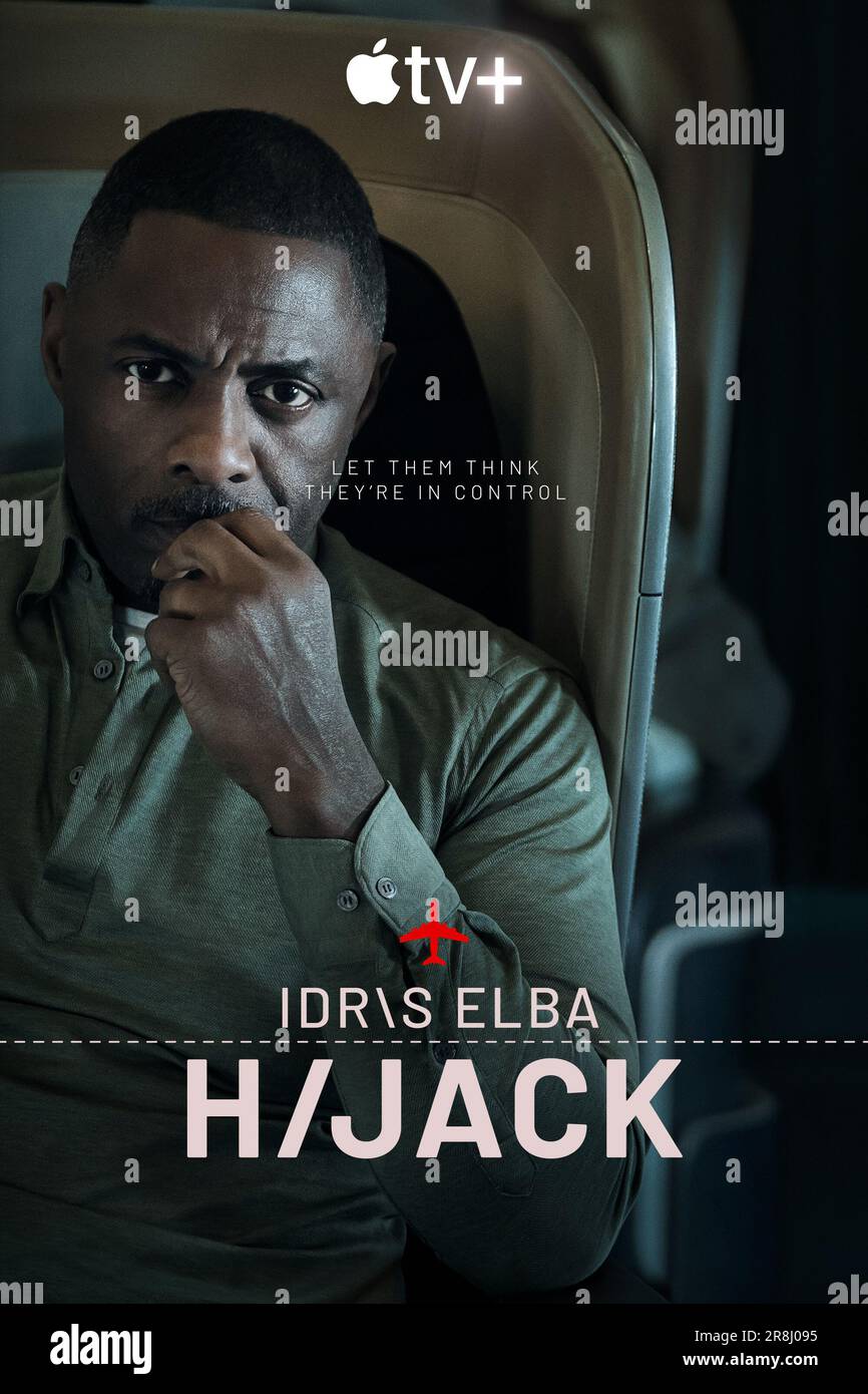 Hijack tv show poster Idris Elba Stock Photo - Alamy