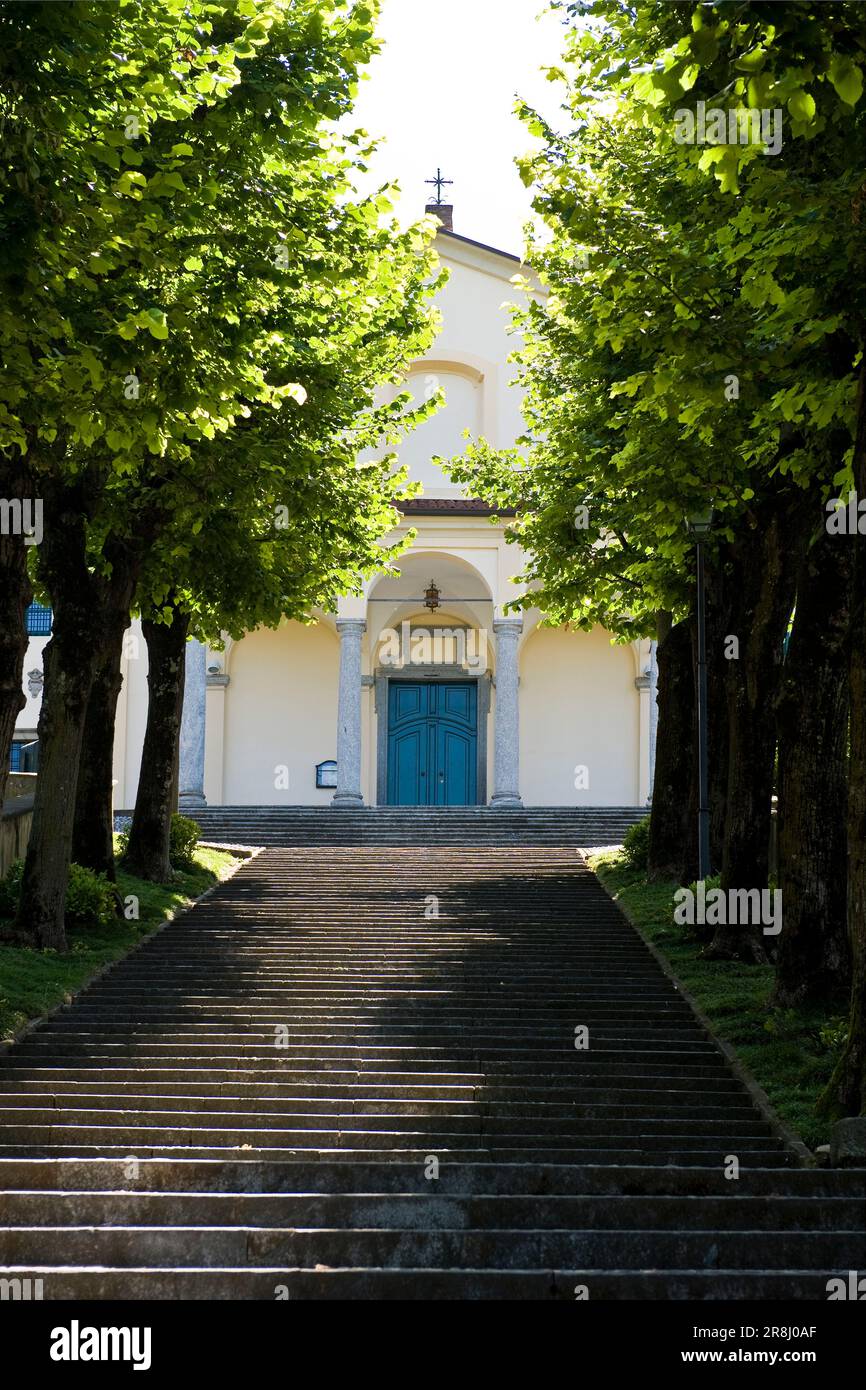 Montevecchia. Madonna Del Carmelo Sanctuary Stock Photo - Alamy