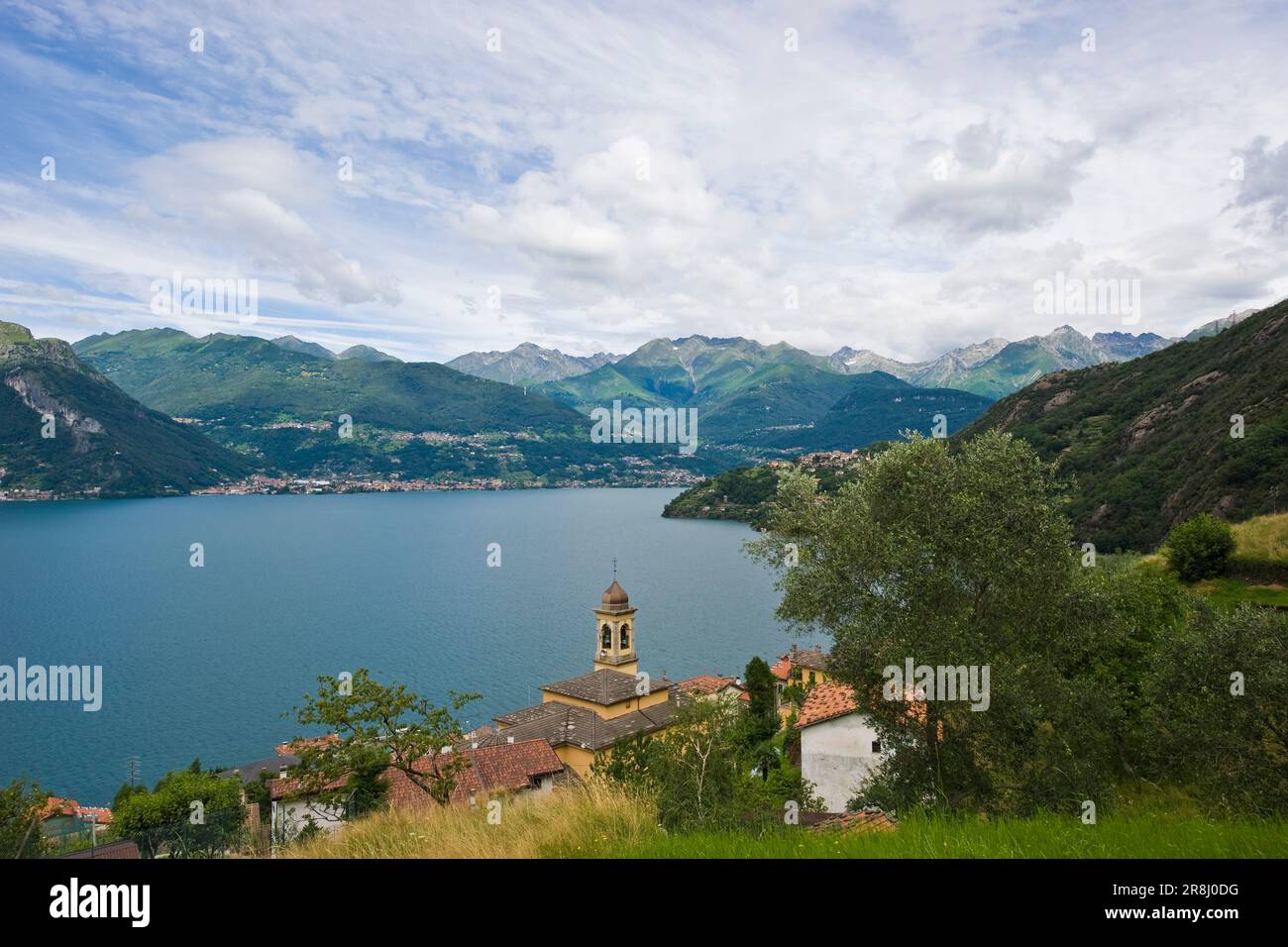 Como Lake Seen From Dorio. Lombardy. Italy Stock Photo - Alamy