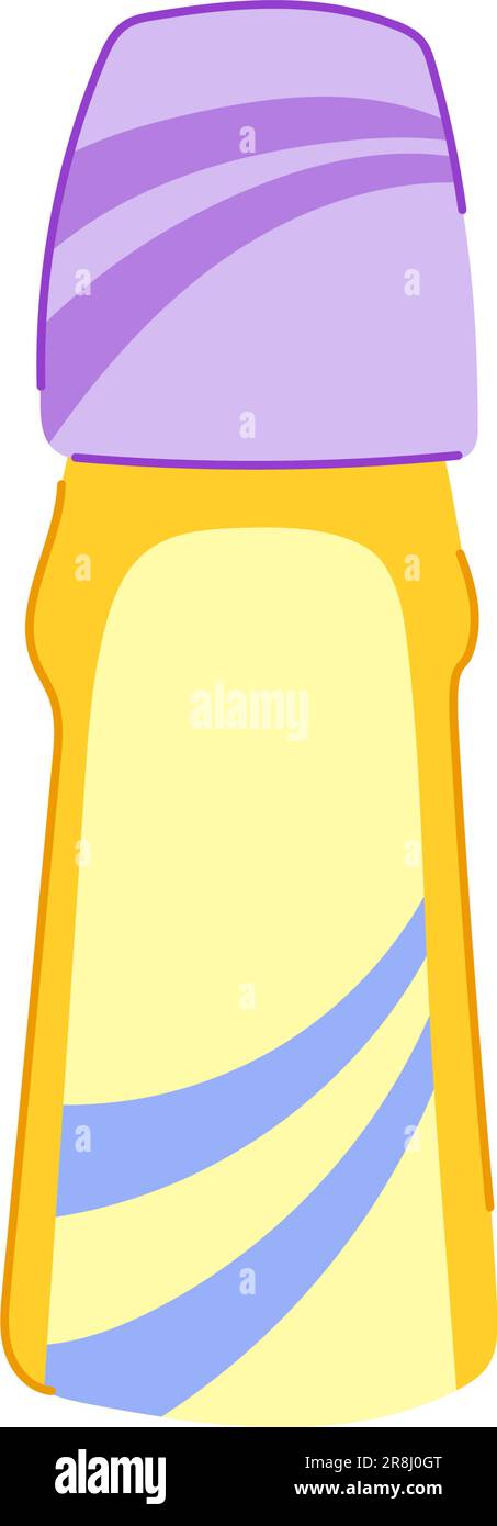 body deodorant women cartoon vector illustration Stock Vector Image ...