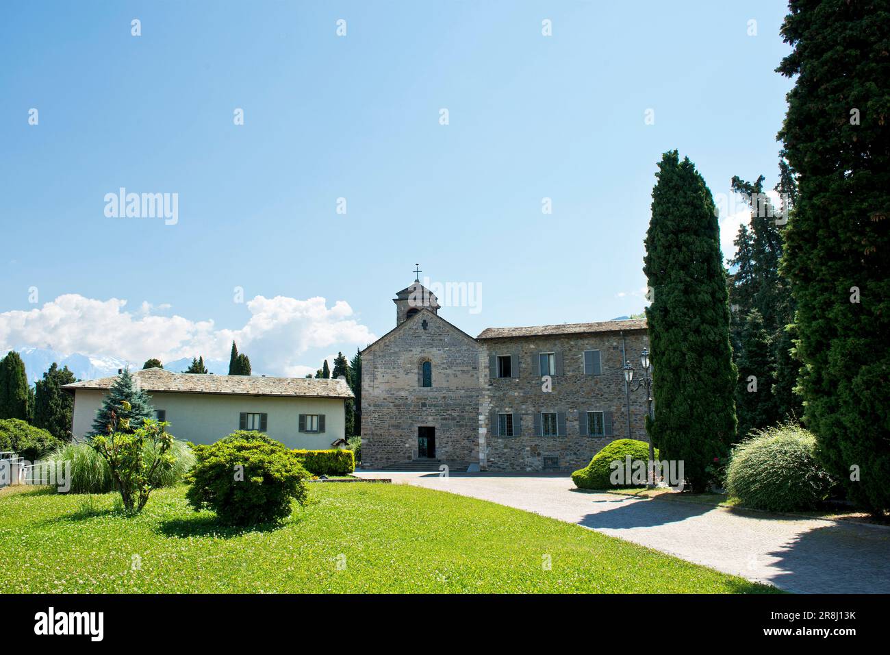 Italy. Lombardy. Colico. Santa Maria Di Piona Complex Stock Photo - Alamy