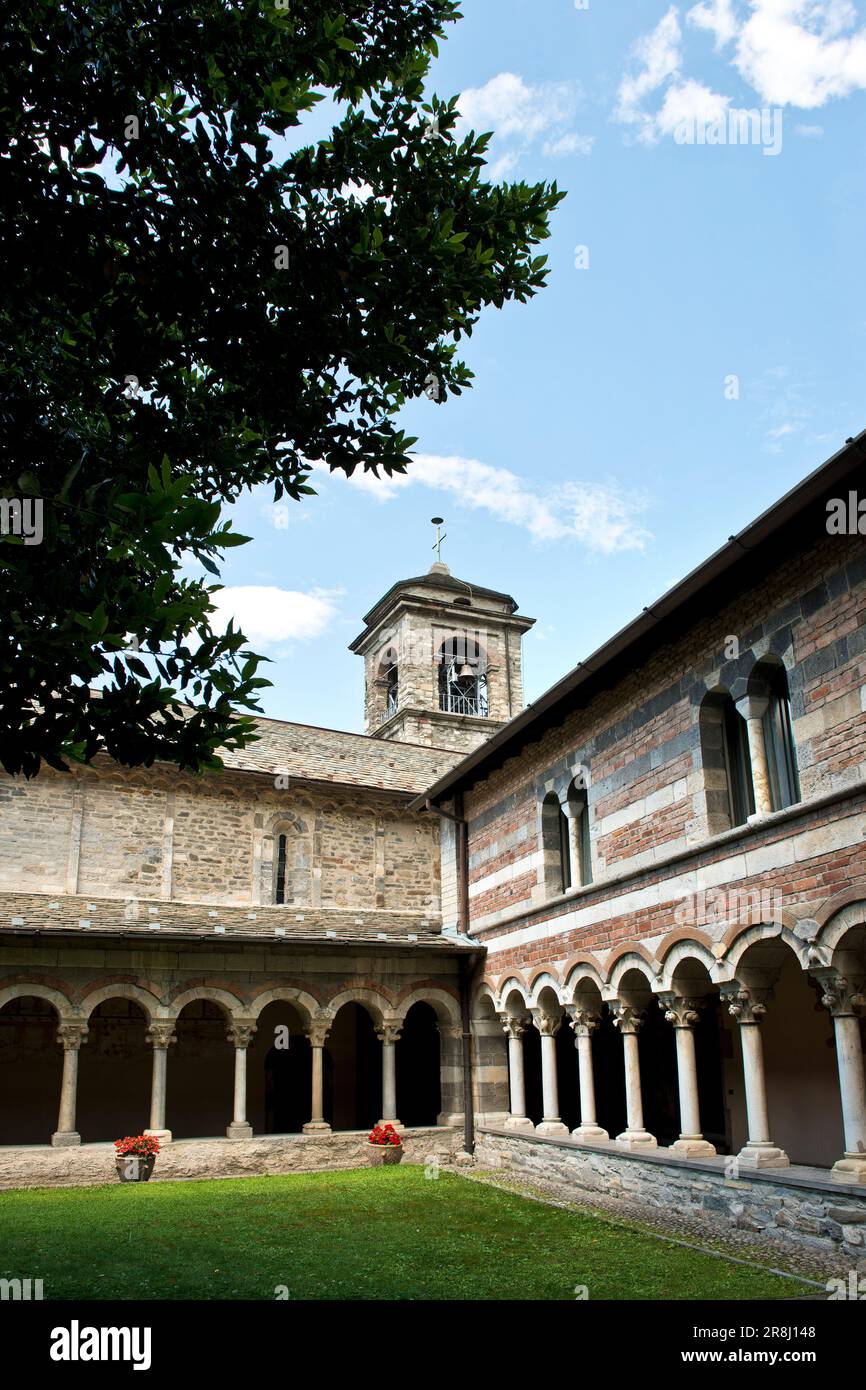 Italy. Lombardy. Colico. Santa Maria Di Piona Complex Stock Photo - Alamy