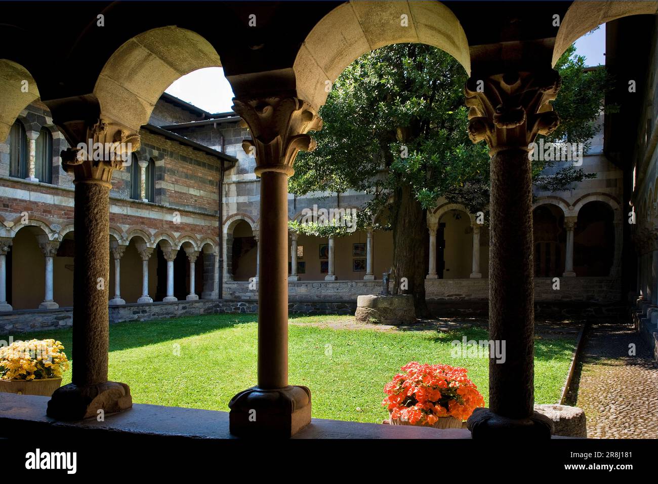 Italy. Lombardy. Colico. Santa Maria Di Piona Complex Stock Photo - Alamy