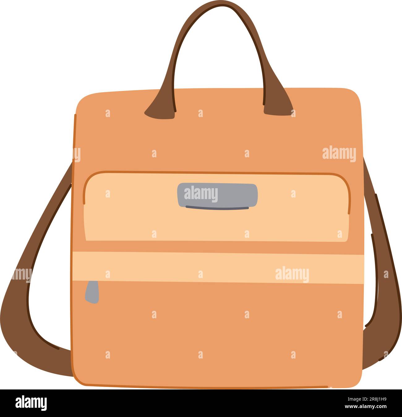 fashion laptop bag cartoon vector illustration Stock Vector Image & Art ...