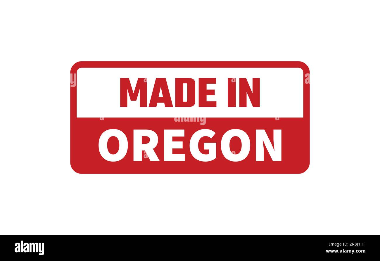 Oregon stamp vector vectors hi-res stock photography and images - Alamy