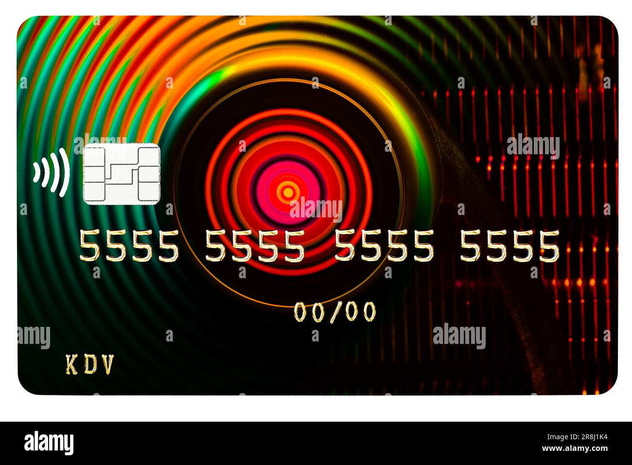 Debit card closeup on transparent background for design purpose Stock ...