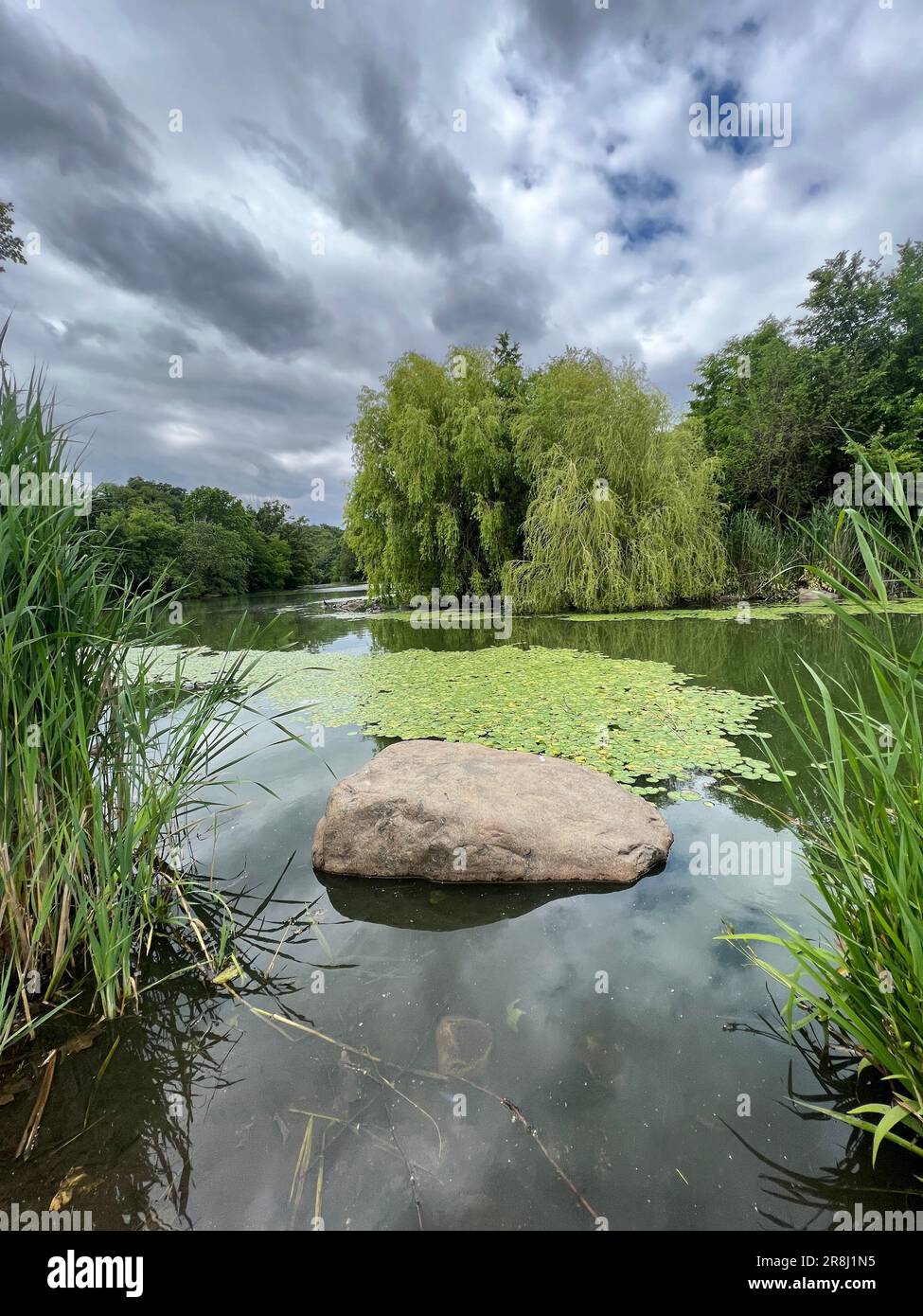 Natural scene at LeFrak Center. at Lakeside in Prospect Park, Brooklyn ...