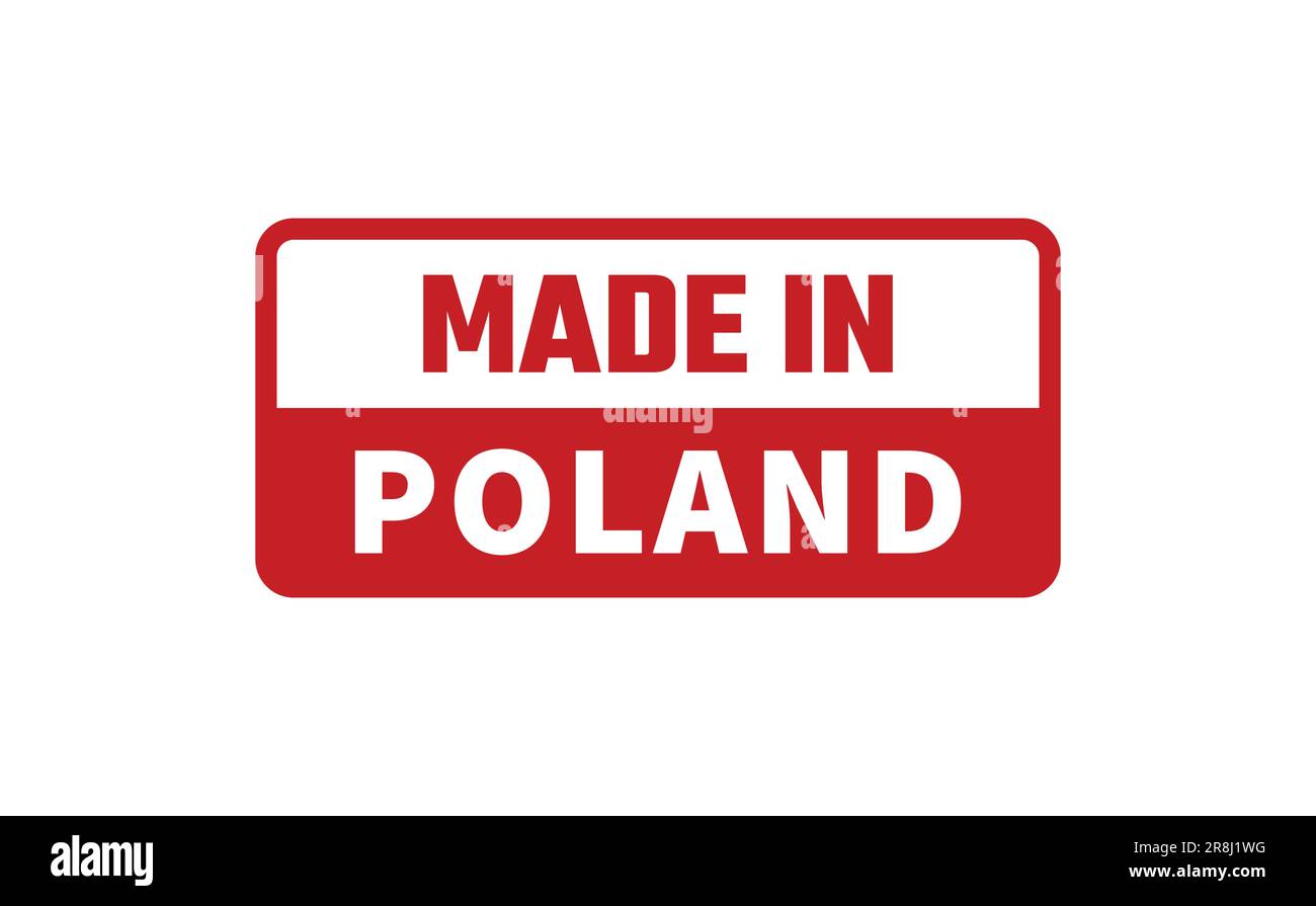 Made In Poland Rubber Stamp Stock Vector Image & Art - Alamy