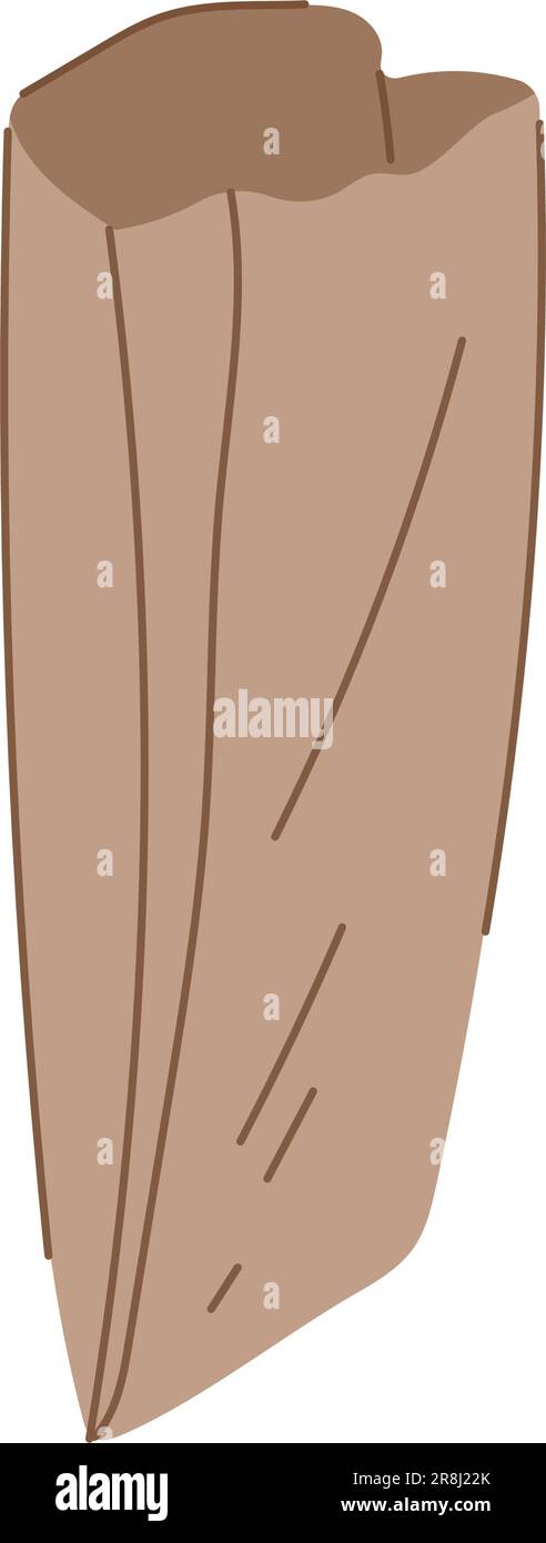 craft paper bag cartoon vector illustration Stock Vector Image & Art ...