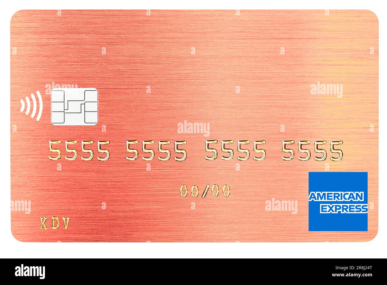 Kyiv, Ukraine -April 23, 2023: American Express Credit Debit card ...