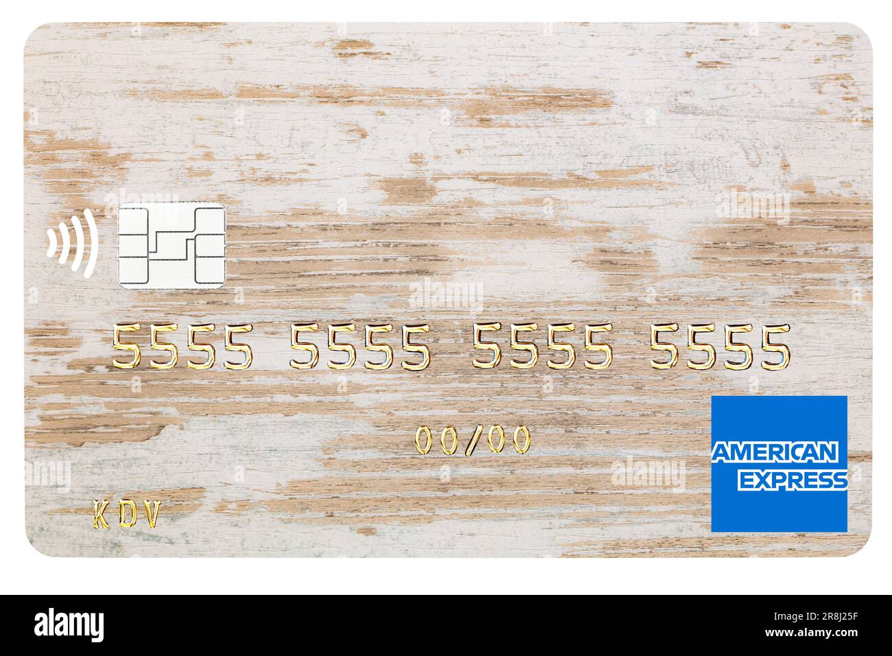 Kyiv, Ukraine -April 23, 2023: American Express Credit Debit card ...