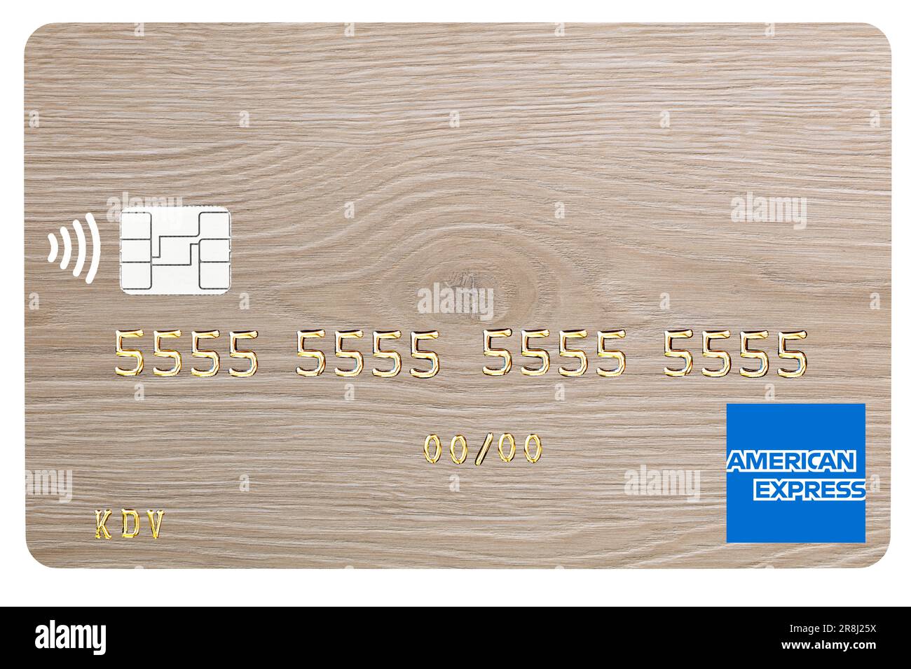 Kyiv, Ukraine -April 23, 2023: American Express Credit Debit card ...