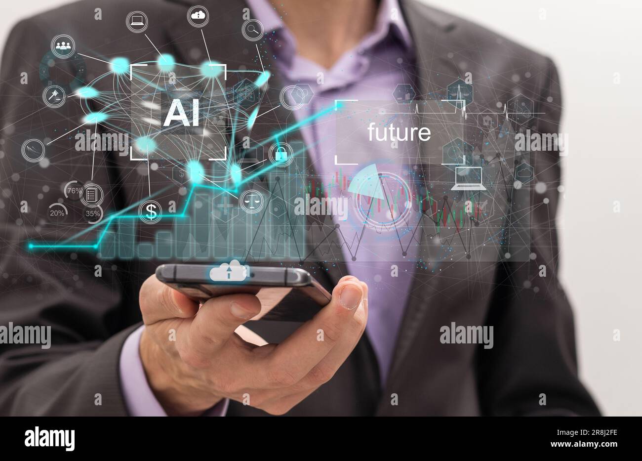 Chat . Ai chat bot communicate and interact to businessman provide ... Chat . Ai chat bot communicate and interact to businessman provide ...