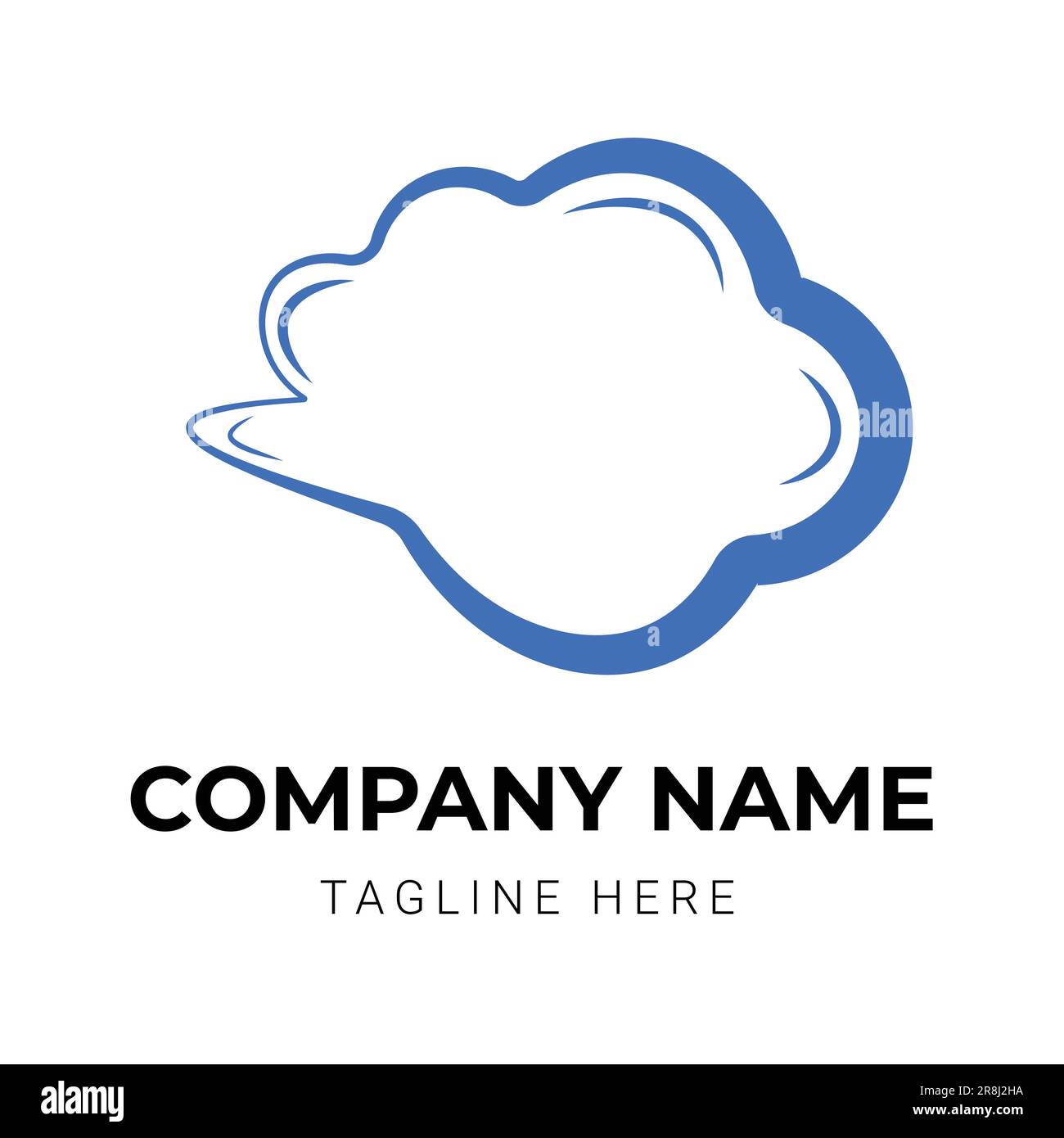Professional cloud logo design template Stock Vector Image & Art - Alamy
