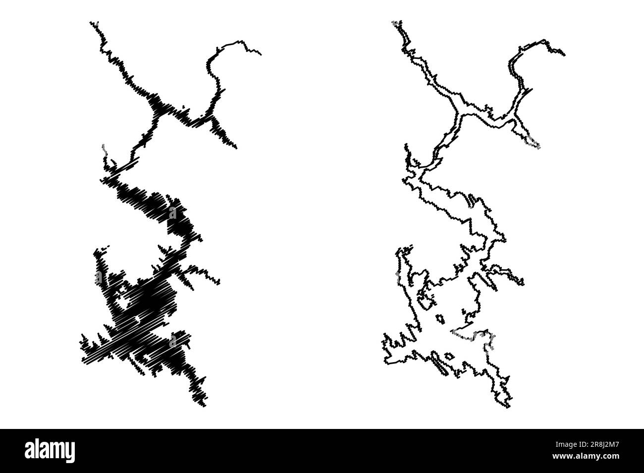 Lake Don Pedro Reservoir (United States of America, North America, us ...