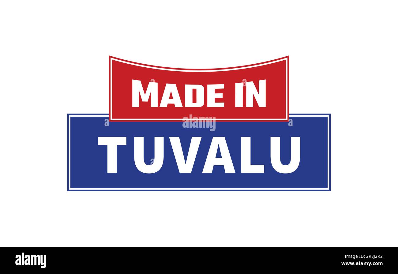 Made In Tuvalu Seal Vector Stock Vector Image & Art - Alamy