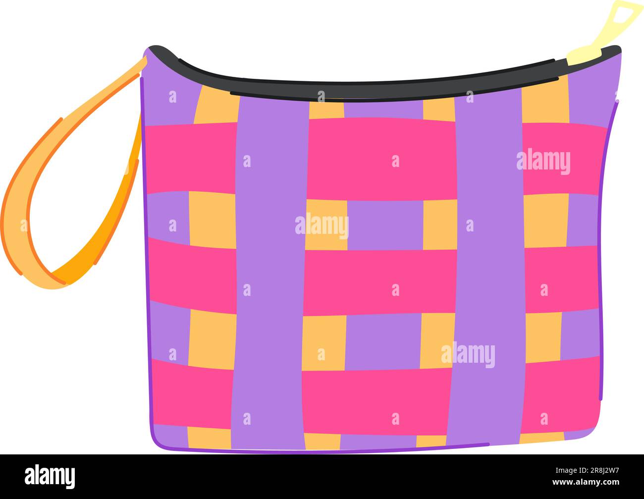mockup cosmetic pouch cartoon vector illustration Stock Vector Image ...