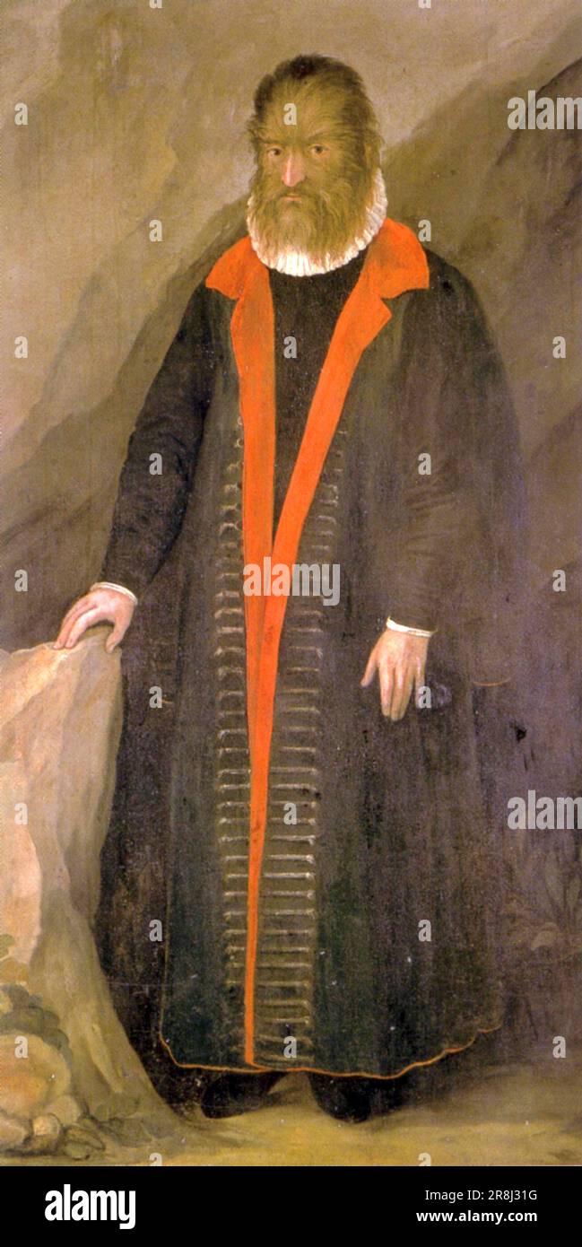 Pedro Gonzalez. Anon, 1580, The wild man, wild man of the woods, or ...