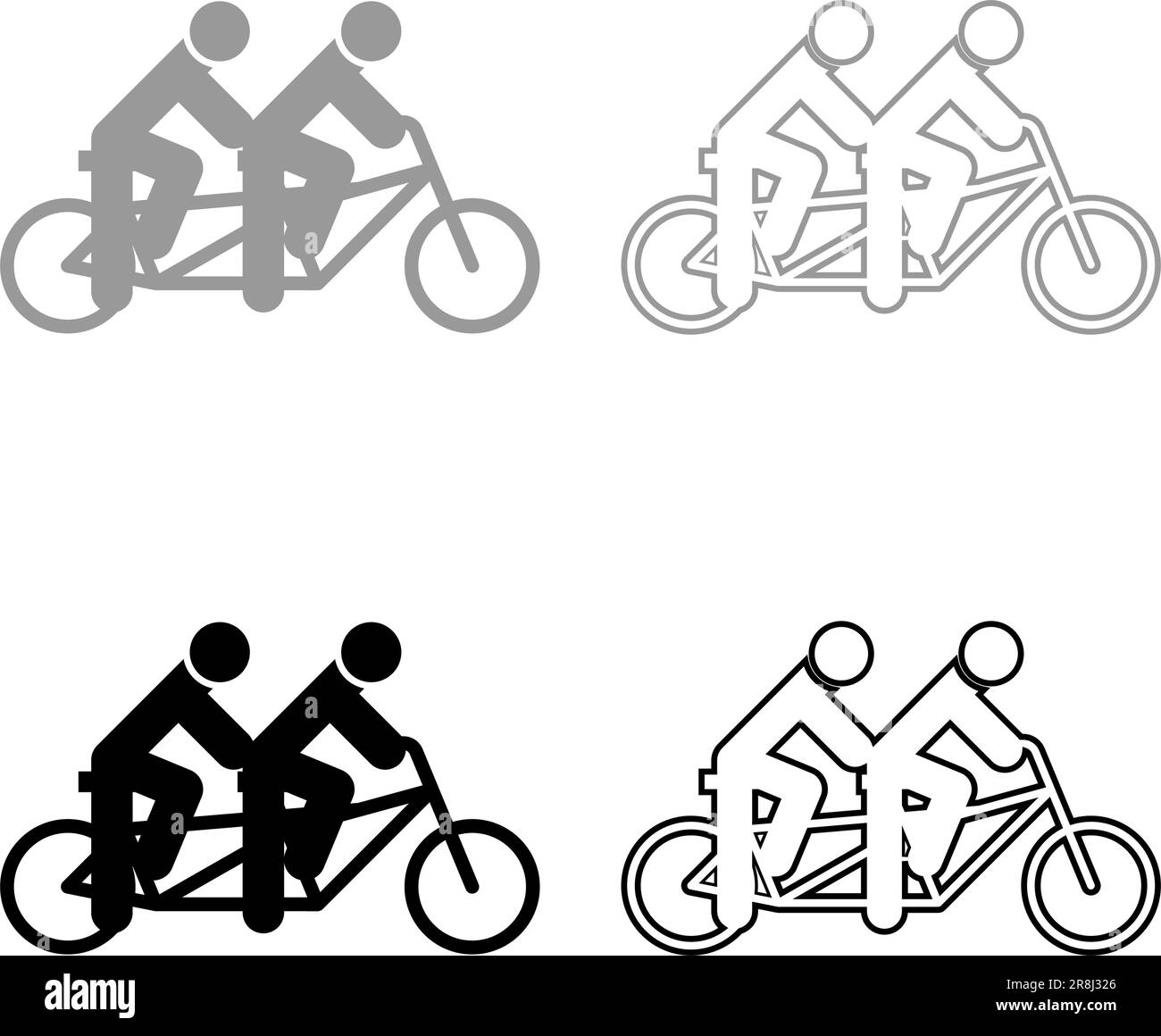Bike travelling Stock Vector Images - Alamy