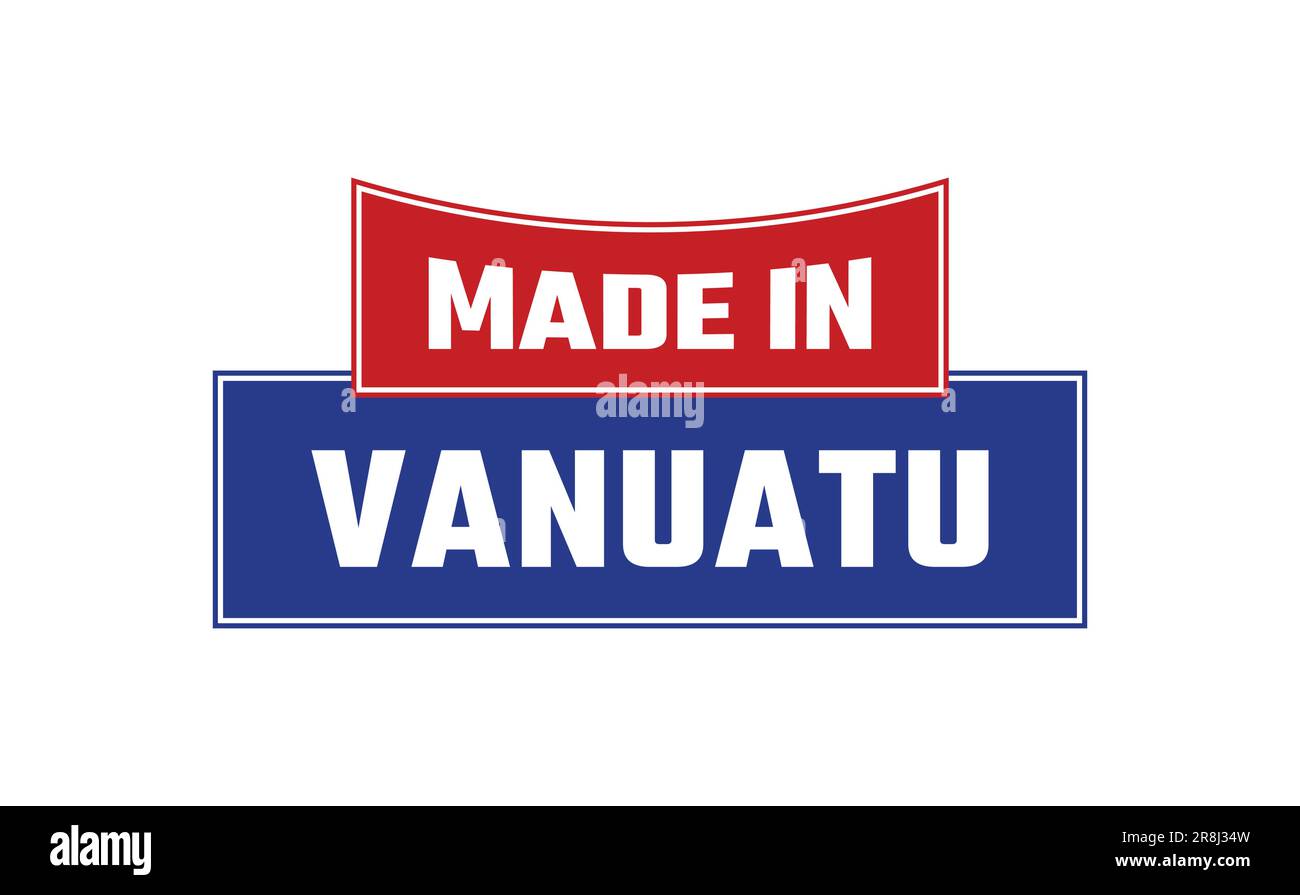 Made In Vanuatu Seal Vector Stock Vector Image & Art - Alamy