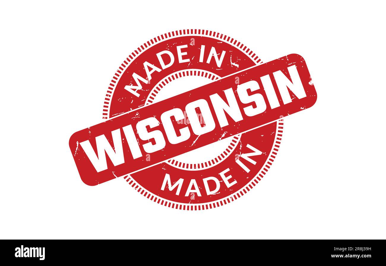 Wisconsin stamp vector vectors hi-res stock photography and images - Alamy