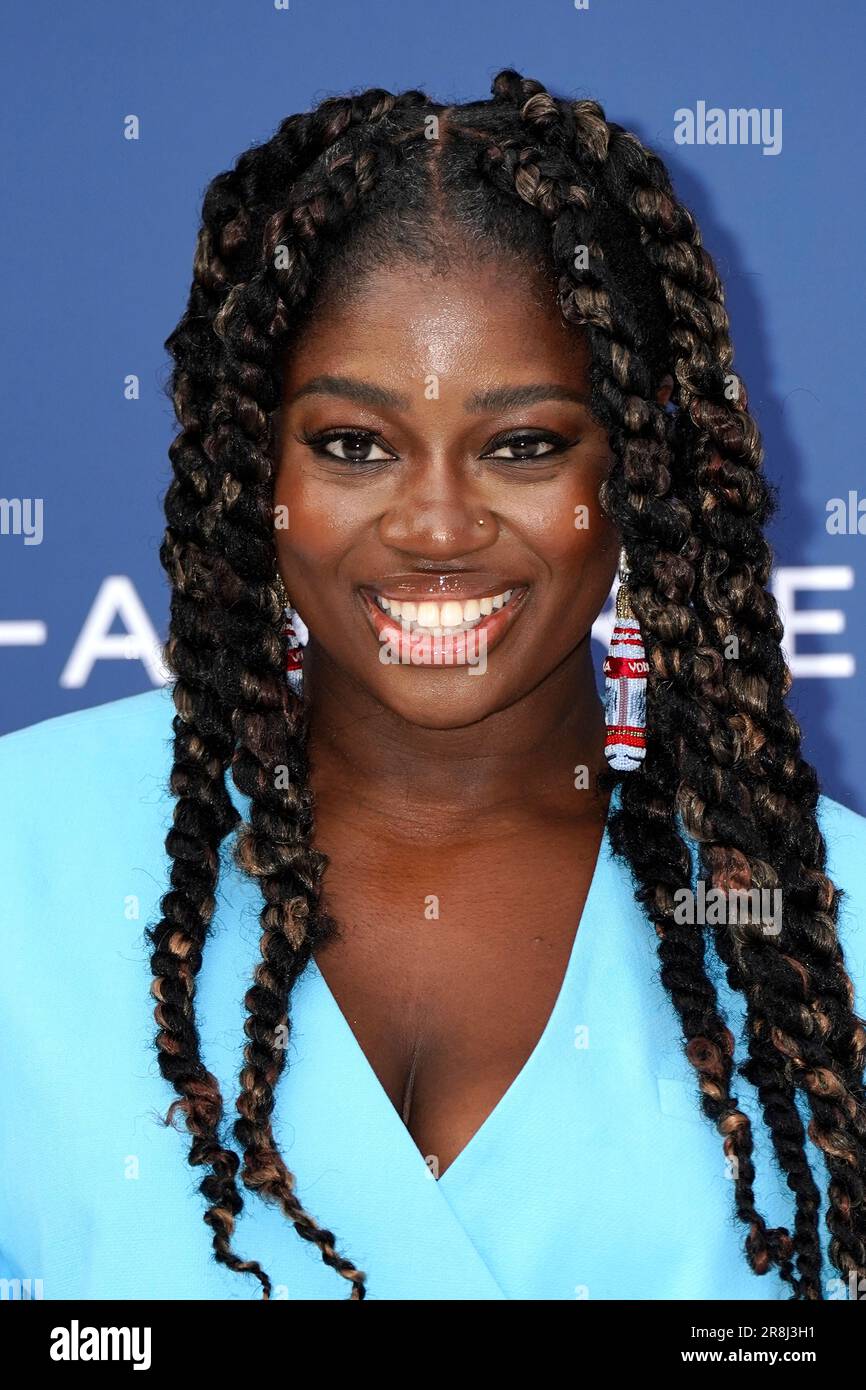 Clara Amfo attends the Victoria & Albert summer party to celebrate the ...