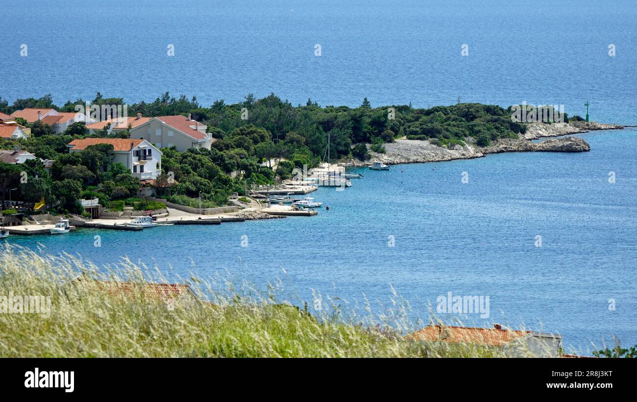 coastal landscape in dalmatia in northern croatia Stock Photo - Alamy