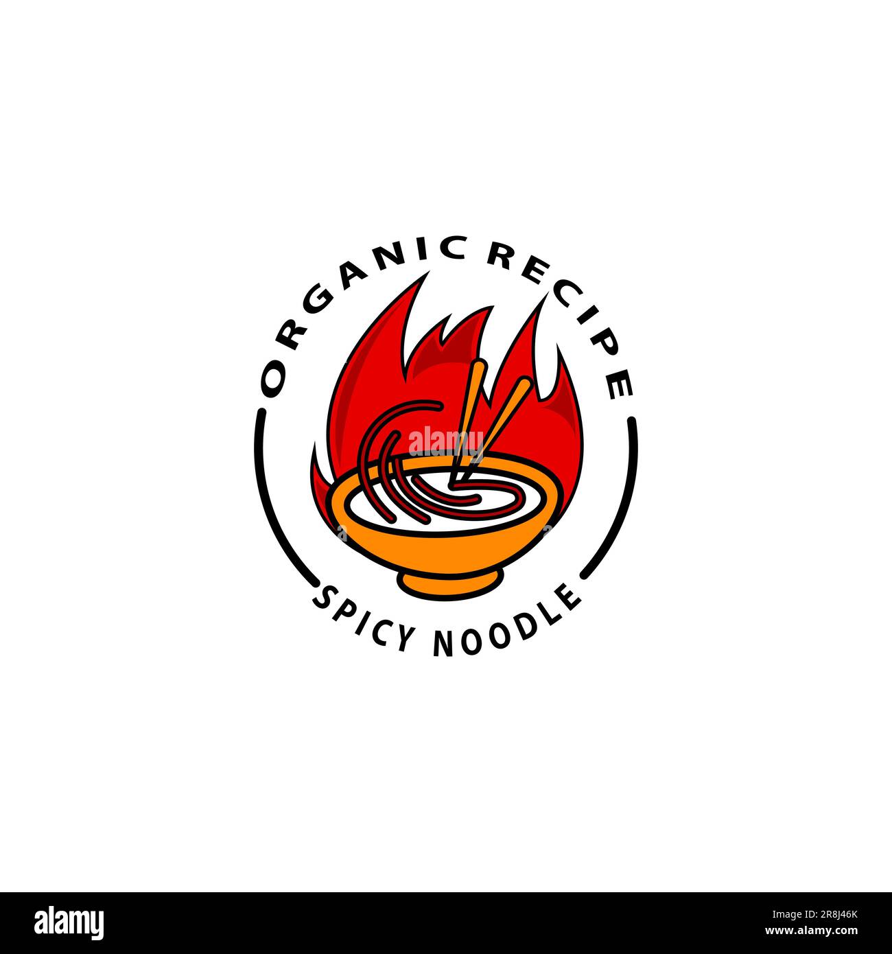 Spicy seafood noodle soup Cut Out Stock Images & Pictures - Alamy