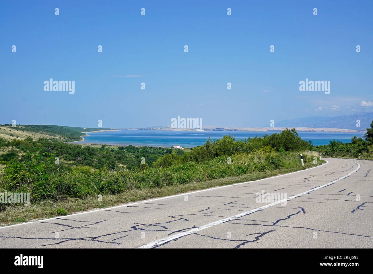 coastal labdscape in dalmatia in croatia Stock Photo - Alamy