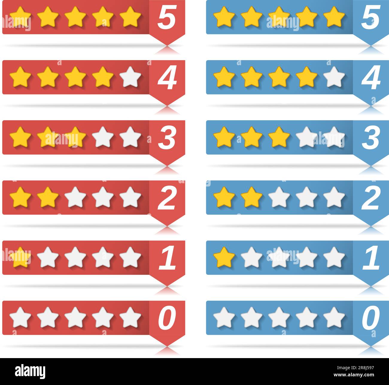 Rating stars for web, vector eps10 illustration Stock Vector Image ...