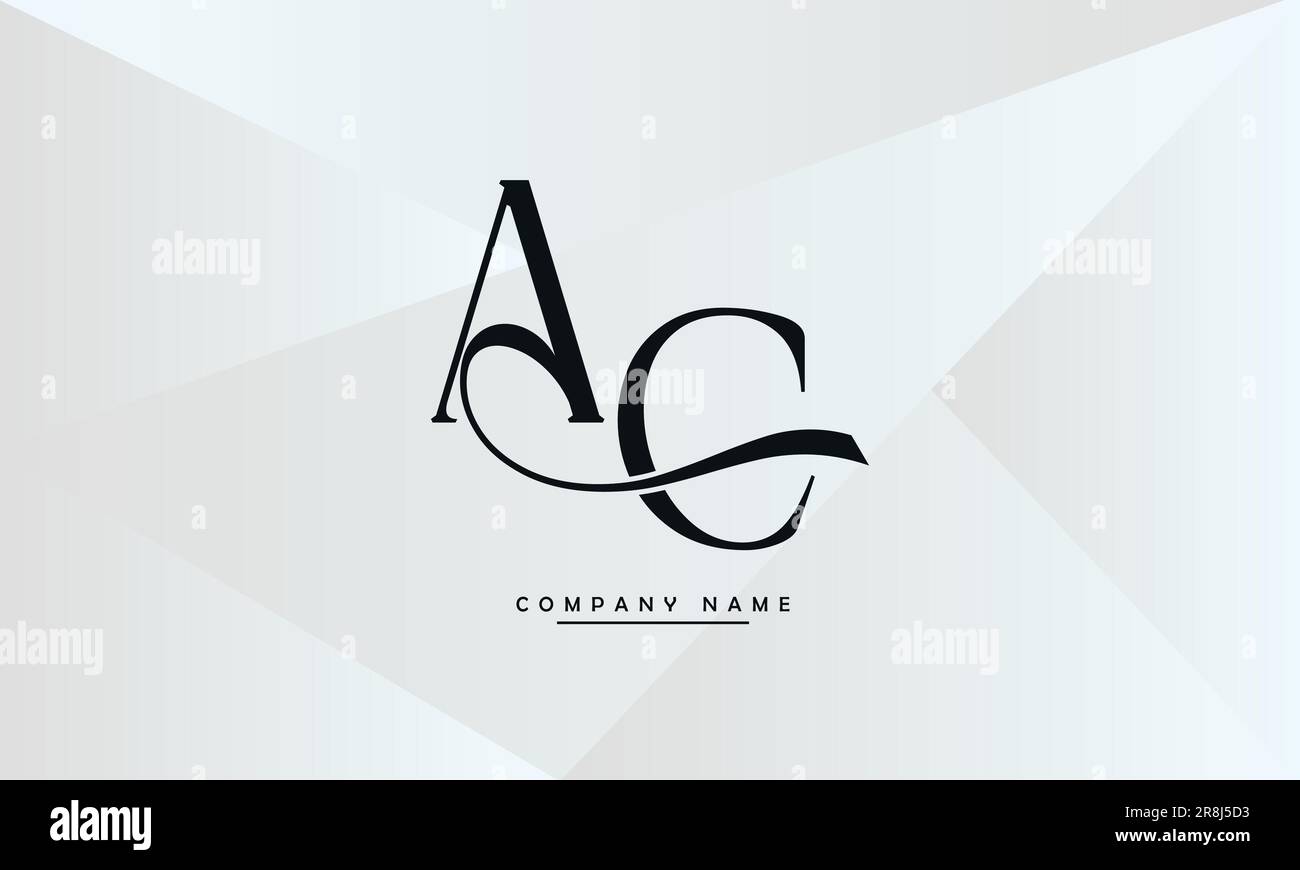 AC, CA Abstract Letters Logo Monogram Stock Vector Image & Art - Alamy