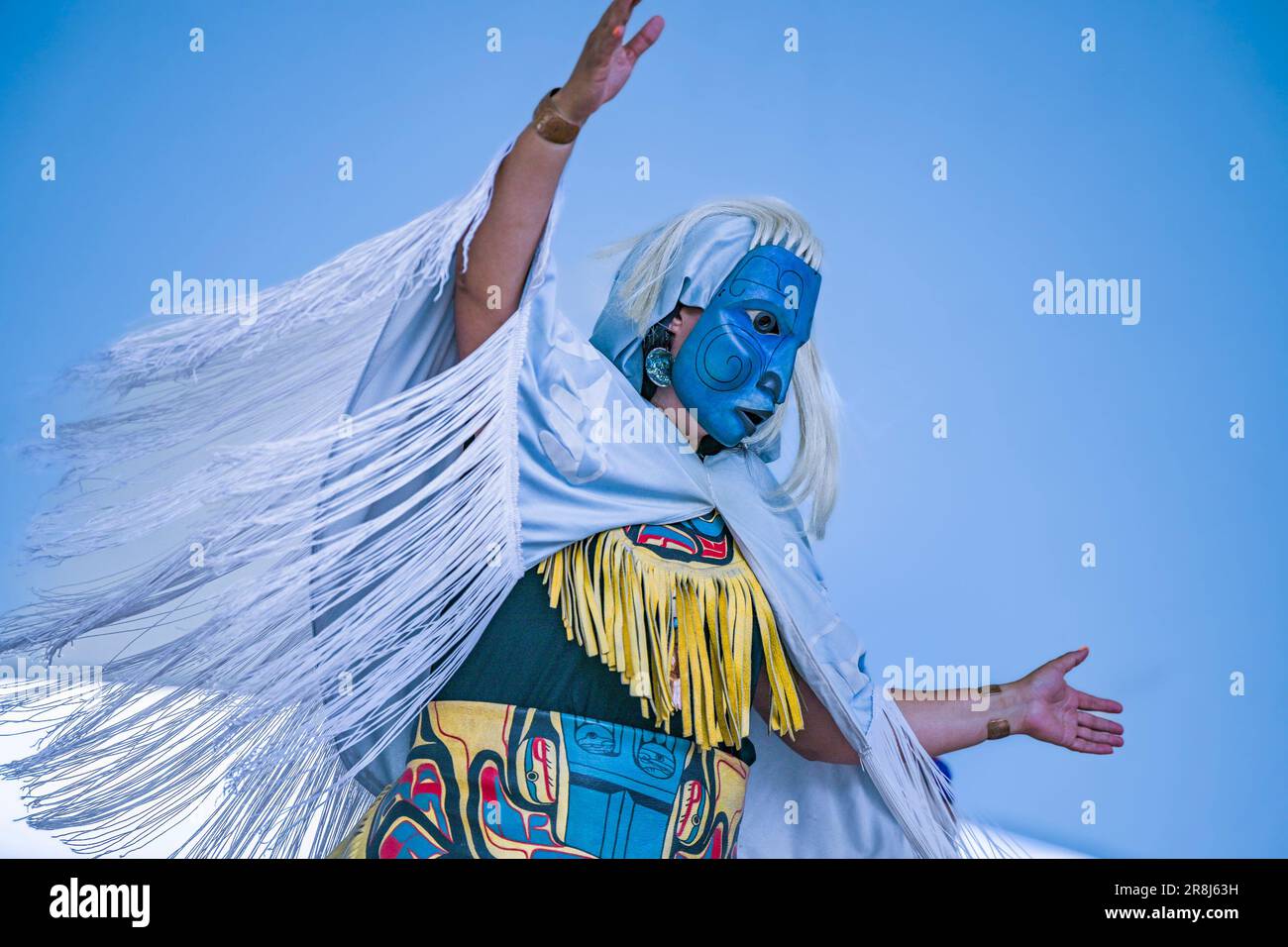 Git Hayetsk: "People of the Copper Shield" dancers, Town Centre Park ...