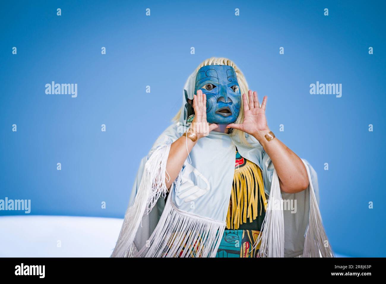 Git Hayetsk: "People of the Copper Shield" dancers, Town Centre Park ...