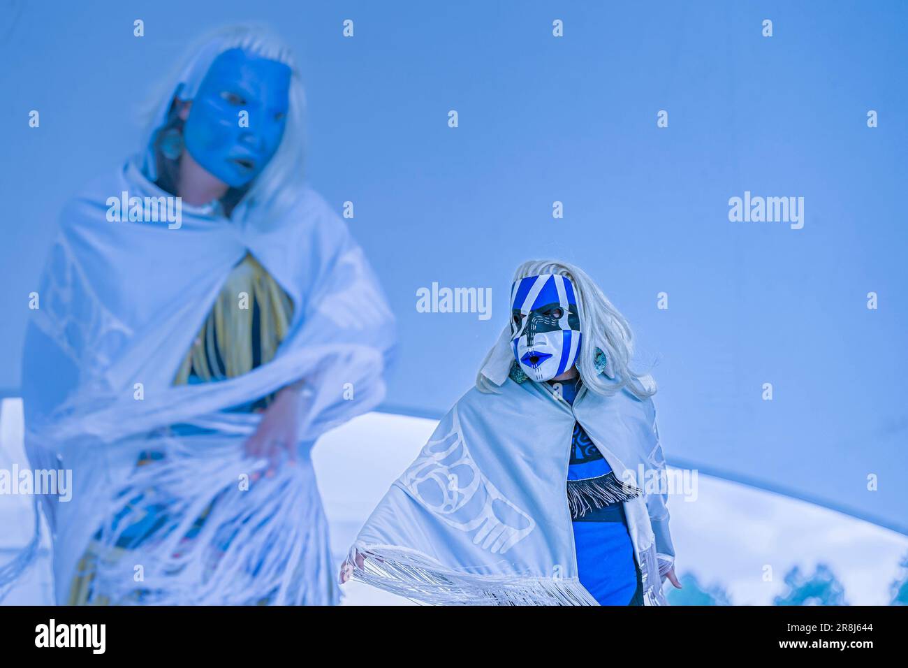 Git Hayetsk: "People of the Copper Shield" dancers, Town Centre Park ...