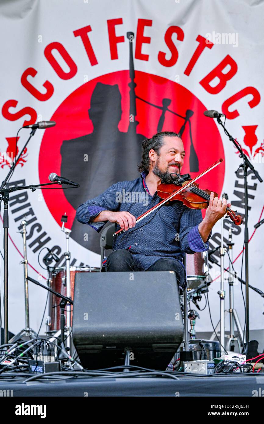 Quebecois fiddle player, Pierre Schryer Stock Photo - Alamy